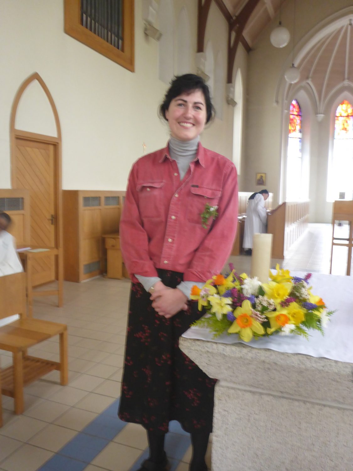 Sister Mairéad McDonagh embraces Sister Laura as a new novice in our ...